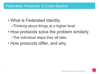 CIS13: Federation Protocol Cross-Section | PPT