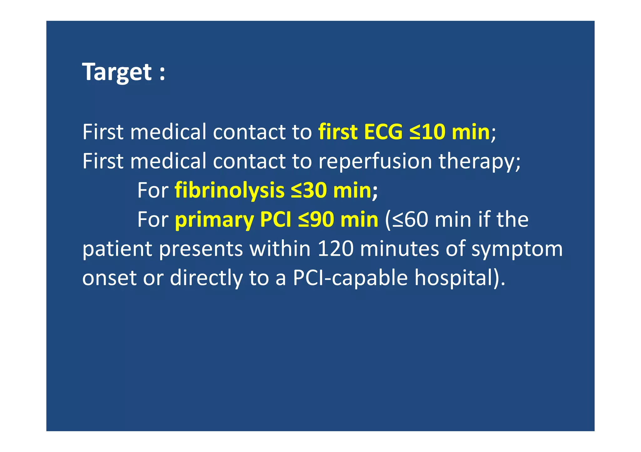 Emergency Medical System Network for STEMI Management | PPT
