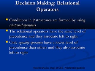 Lec 03. Arithmetic Operator / Relational Operator | PPT
