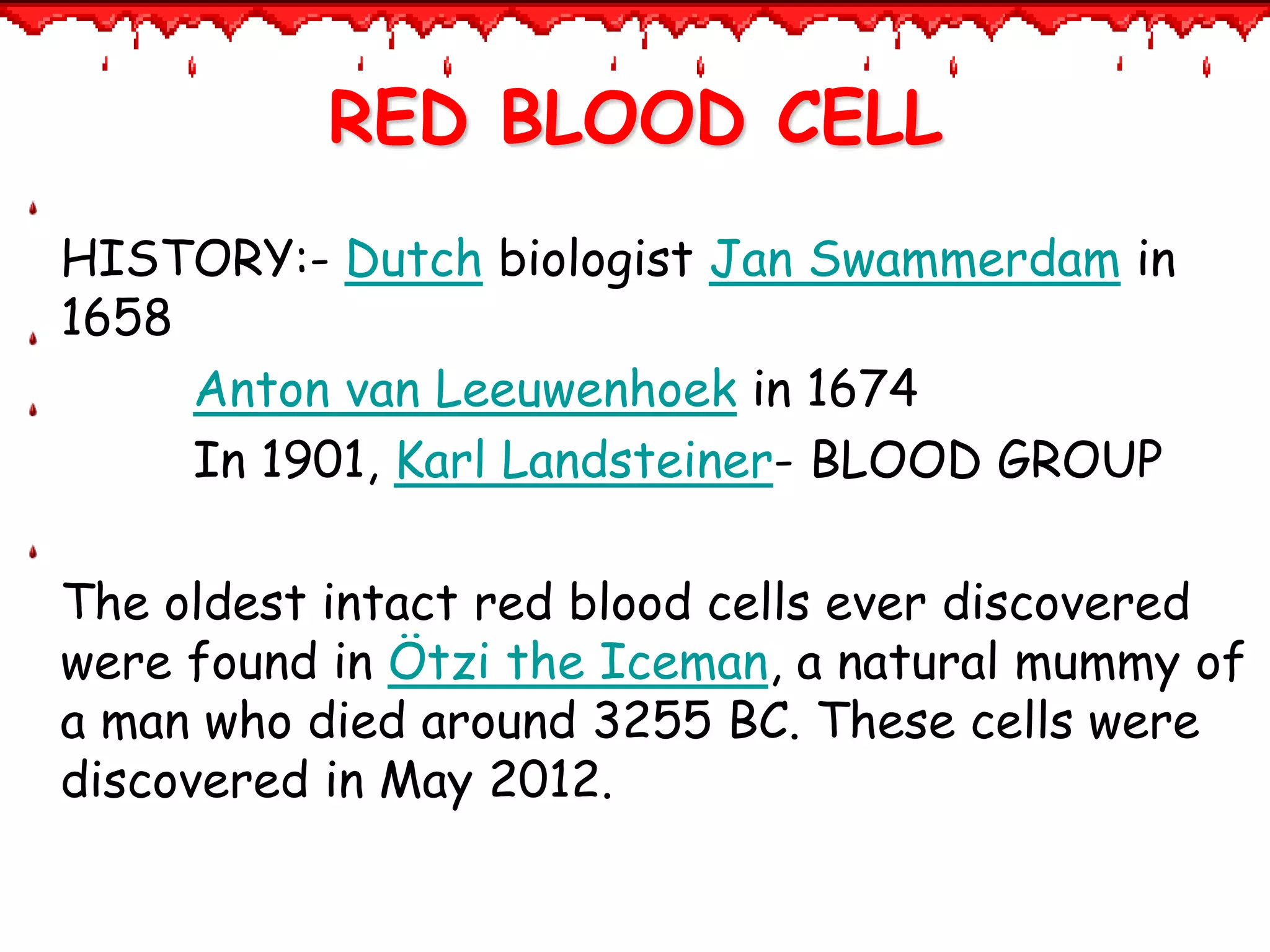 pathophysiology of rbc ( red blood cells) | PPTX