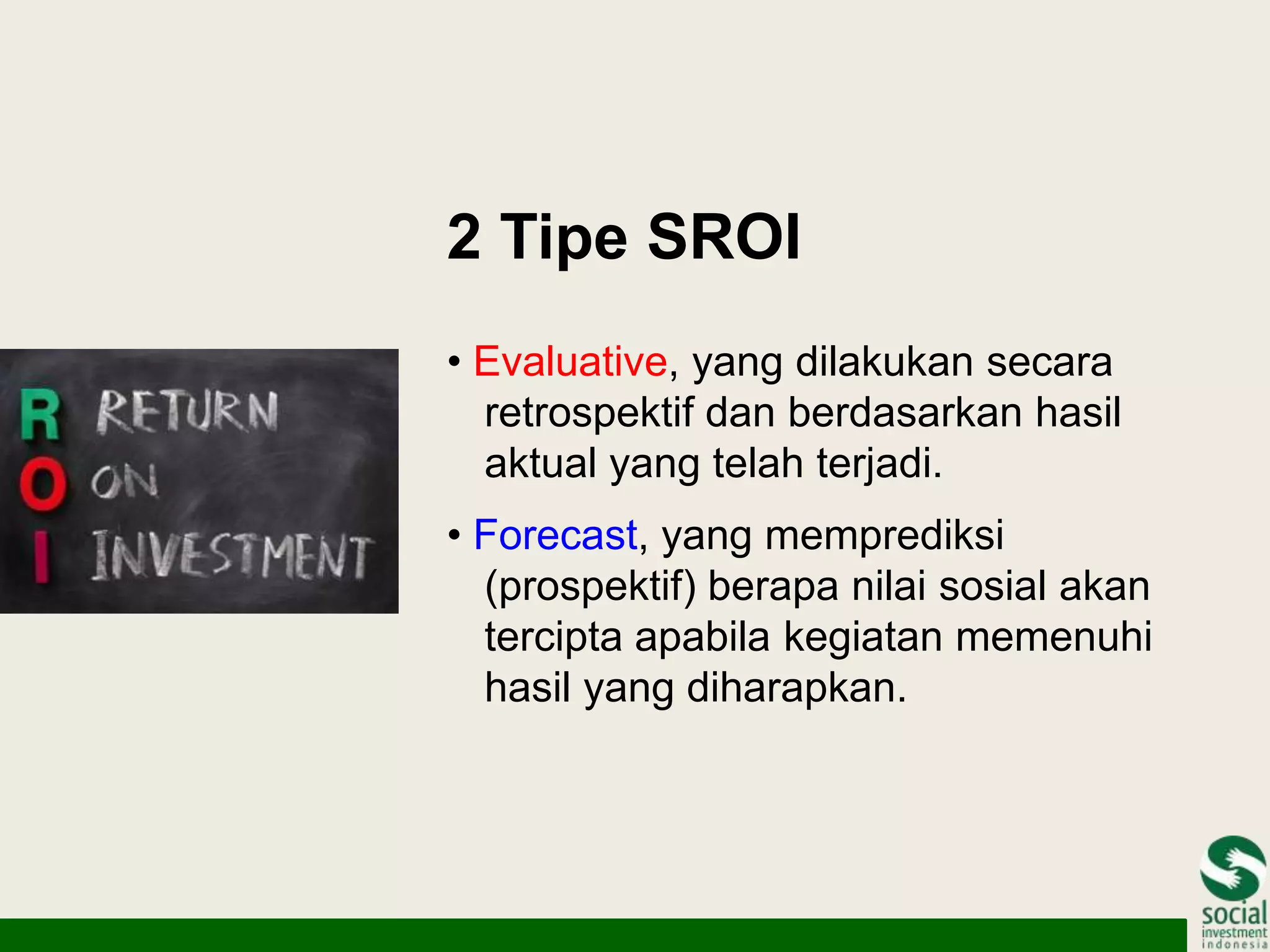 03. sii bali pengukuran dampak dengan metode sroi | PPTX