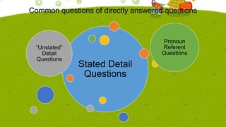 03. directly answered questions | PPTX
