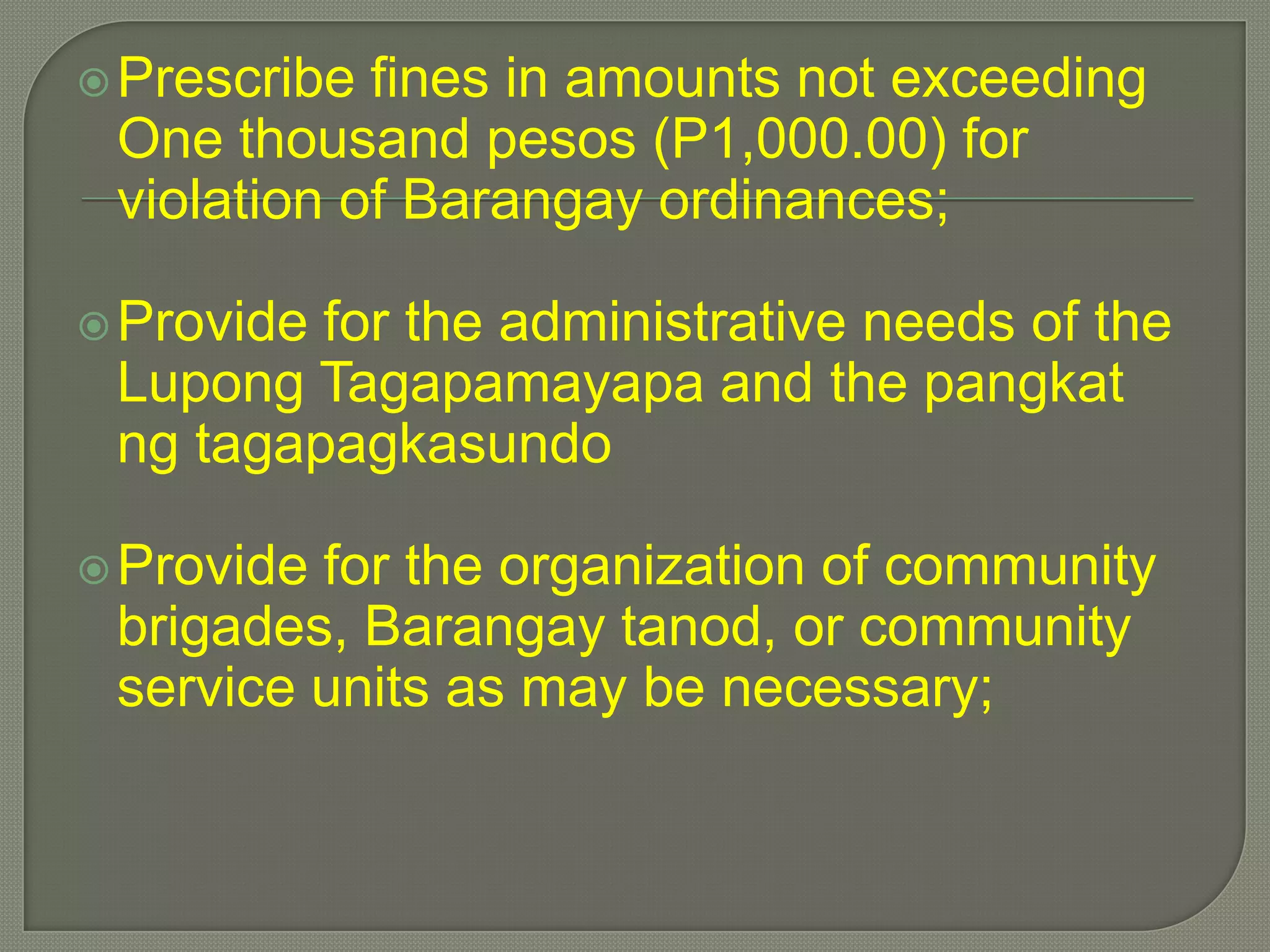 03. 2 the sangguniang barangay | PPTX