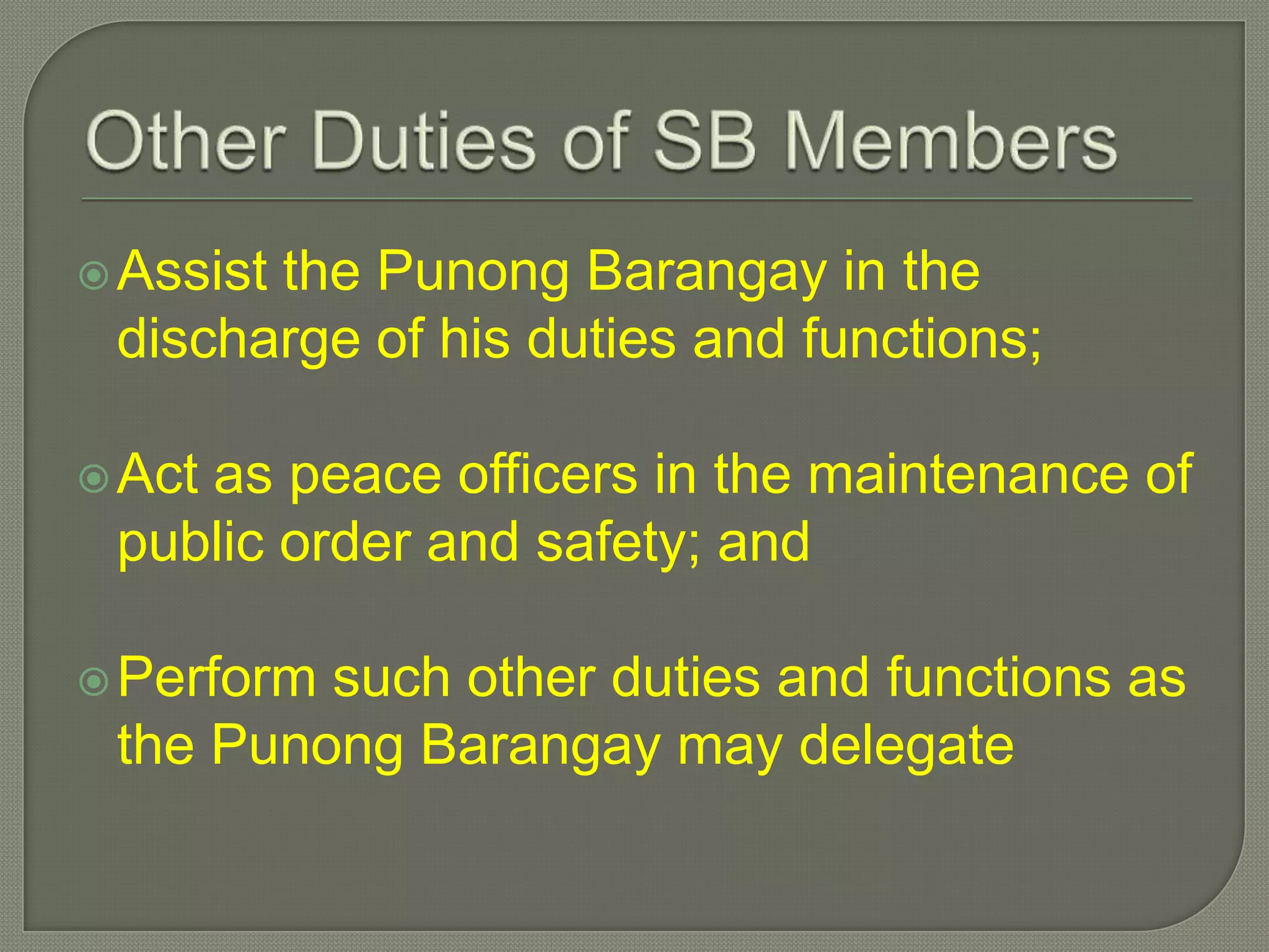 03. 2 the sangguniang barangay | PPTX
