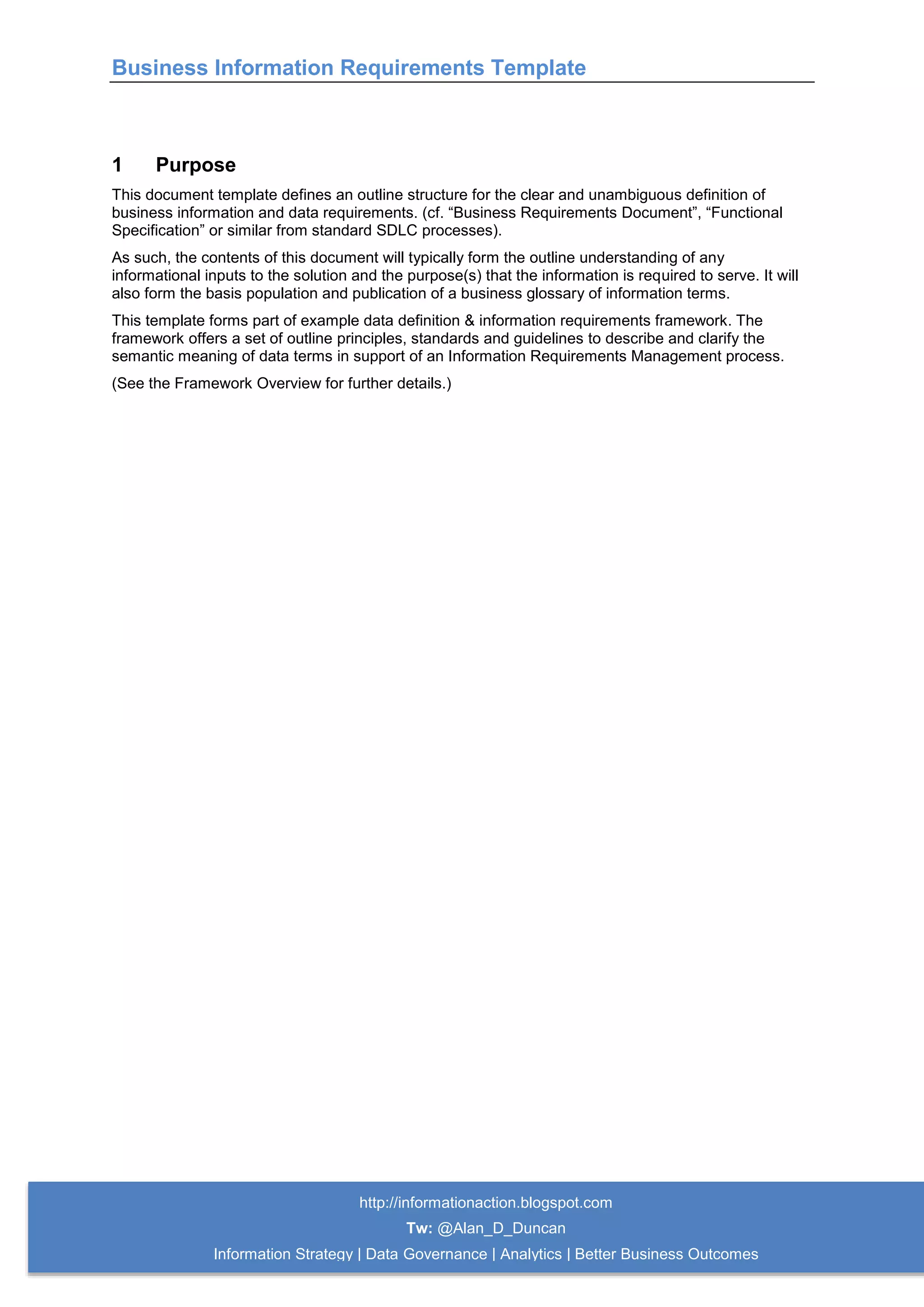 03 Business Information Requirements Template Pdf