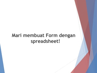 03 Tabel Atribut dan Form | PPTX