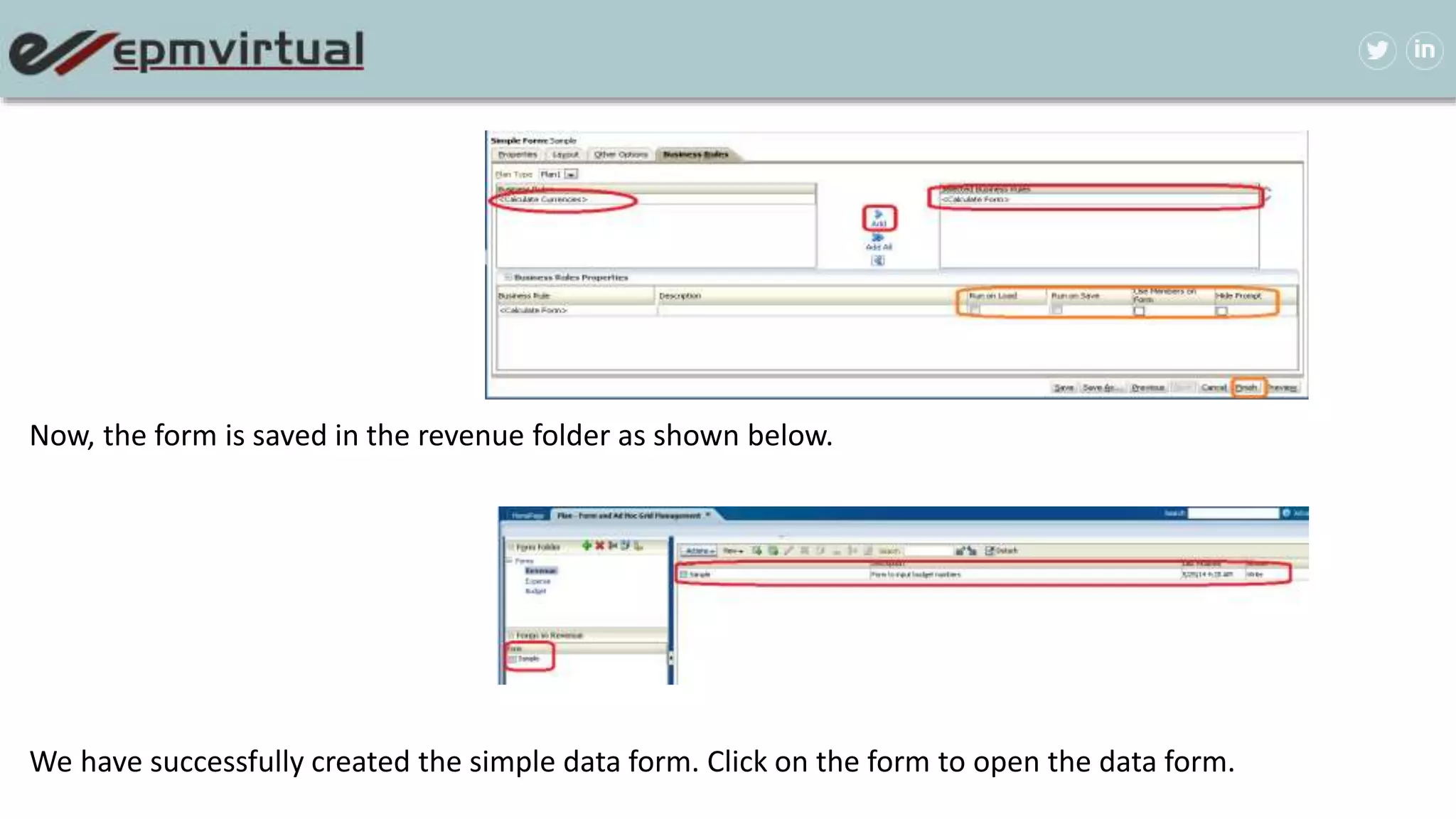 03. data forms in hyperion planning | PPTX