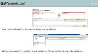 03. data forms in hyperion planning | PPTX