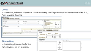 03. data forms in hyperion planning | PPTX