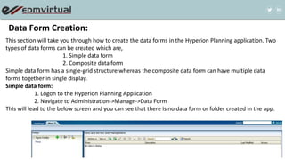 03. data forms in hyperion planning | PPTX