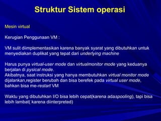 Struktur sistem operasi | PPT
