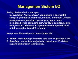 Struktur sistem operasi | PPT