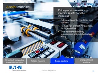 An overview of Eaton's Machine Building segment solutions | PPTX