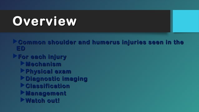 03. shoulder dislocation | PPT