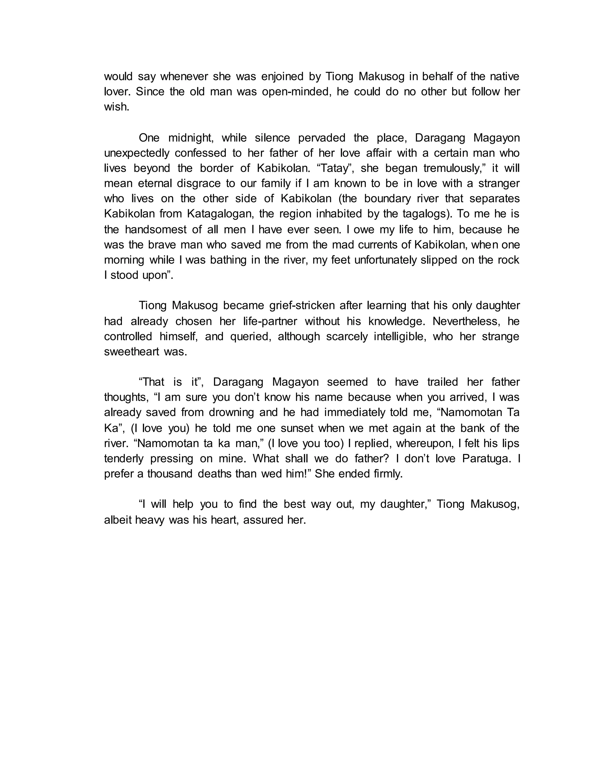 The Legend of Mayon Volcano | DOCX