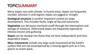 CAMBRIDGE AS GEOGRAPHY REVISION: ROCKS AND WEATHERING - 3.3 SLOPE ...