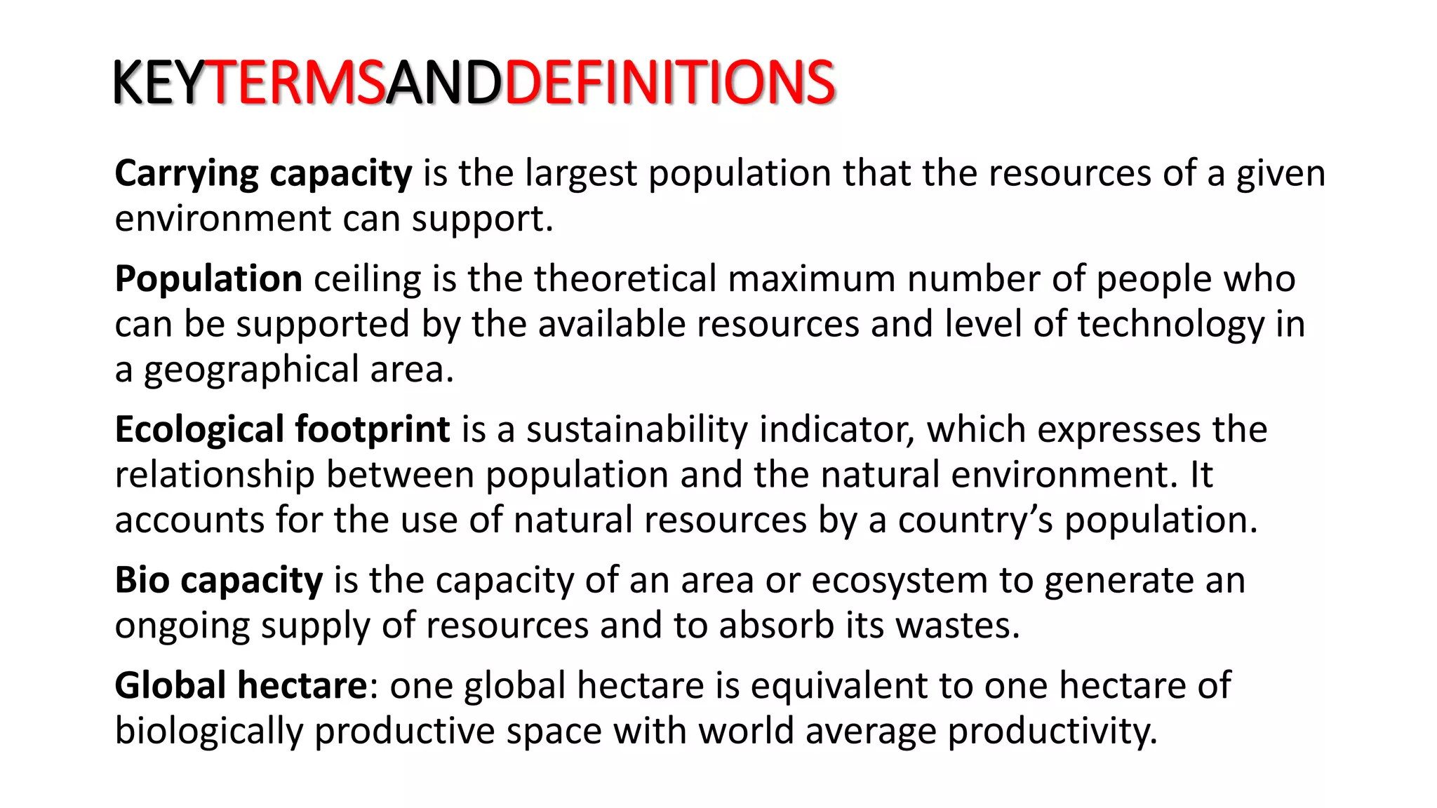 CAMBRIDGE AS GEOGRAPHY REVISION: POPULATION - 4.3 POPULATION ...