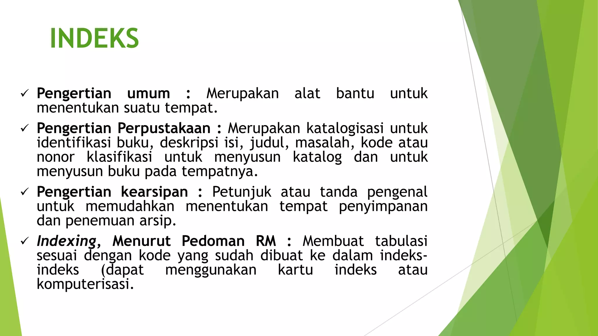 Sistem Indexing Dokumen Rekam Medis | PDF