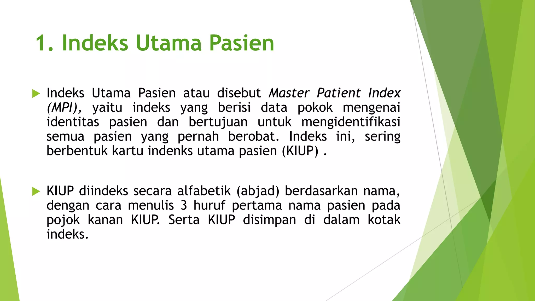 Sistem Indexing Dokumen Rekam Medis | PDF