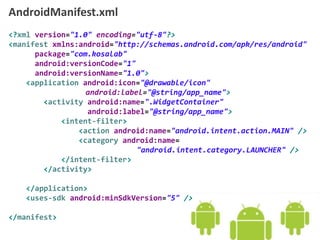 Basic Understanding of Android XML | PPT