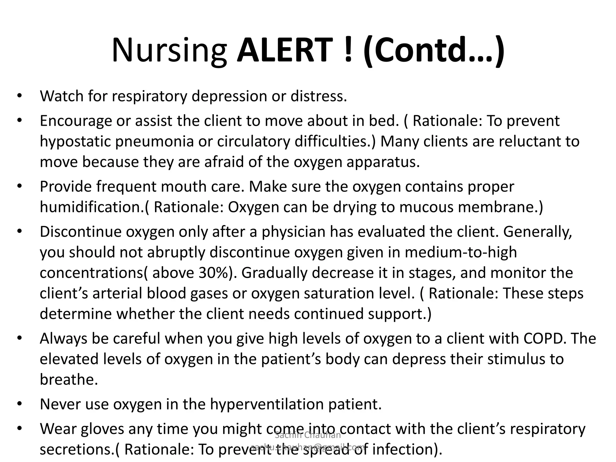 oxygen administration procedure | PPTX