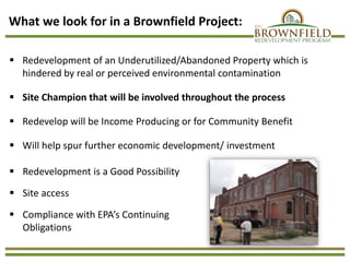 Brownfields Case Studies | PPTX