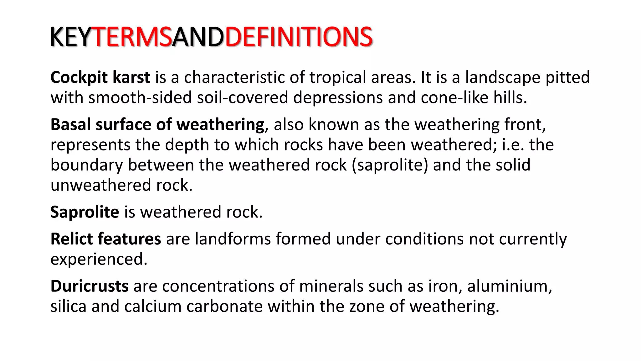 CAMBRIDGE GEOGRAPHY A2 REVISION - TROPICAL ENVIRONMENTS: TROPICAL ...