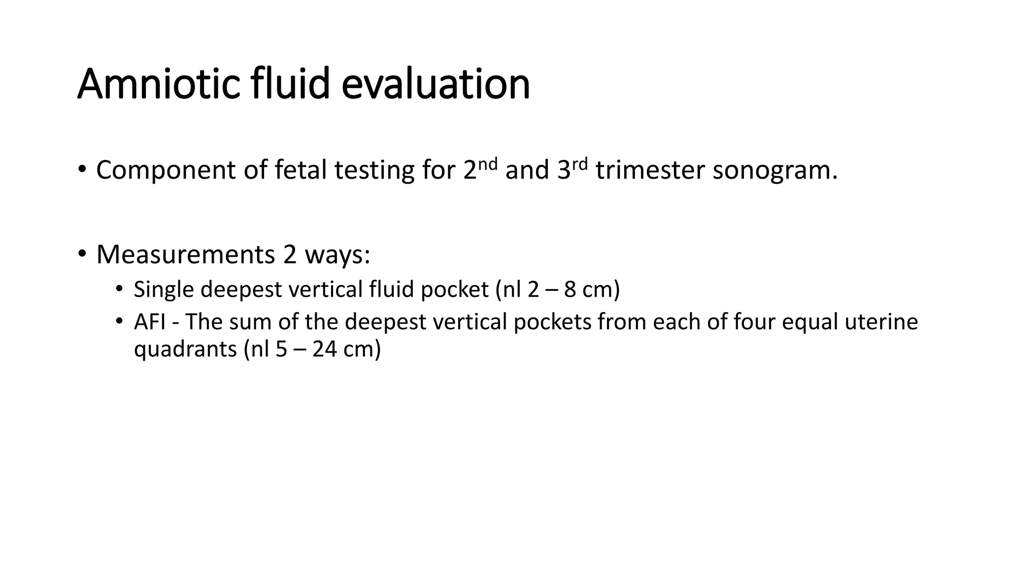 Oligohydramnios and IUGR | PPTX