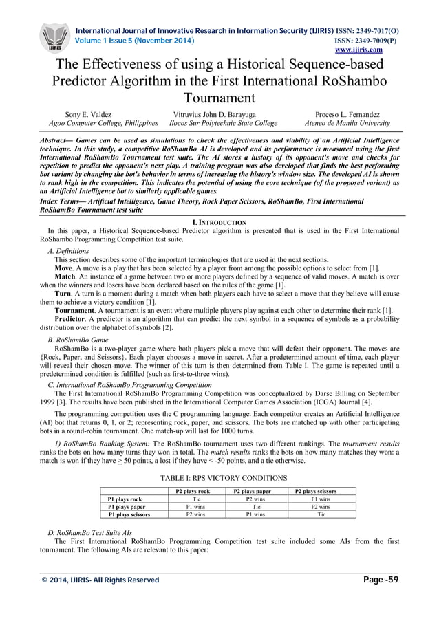 The Effectiveness Of Using A Historical Sequence Based Predictor