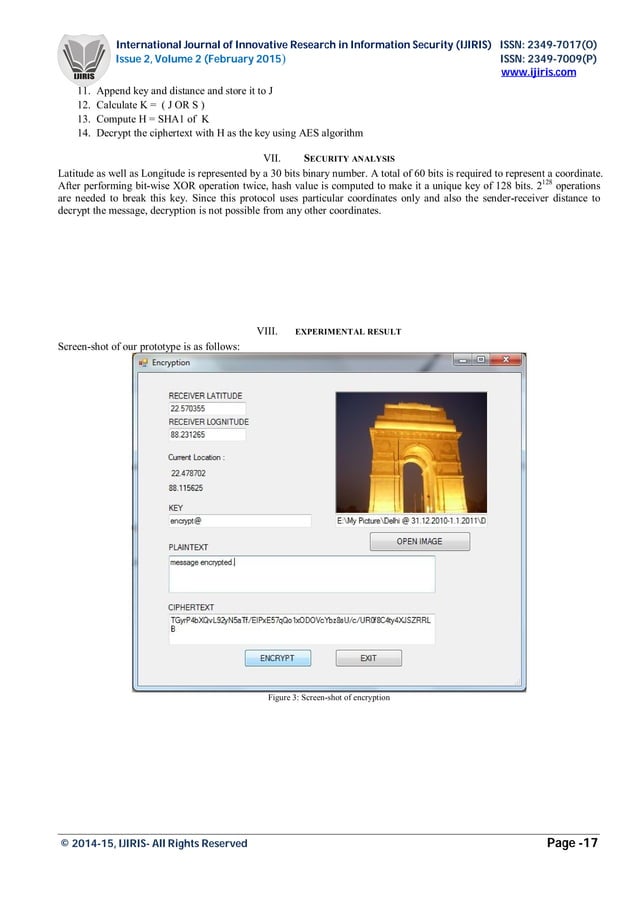 COORDINATE BASED ENCRYPTION PROTOCOL | PDF