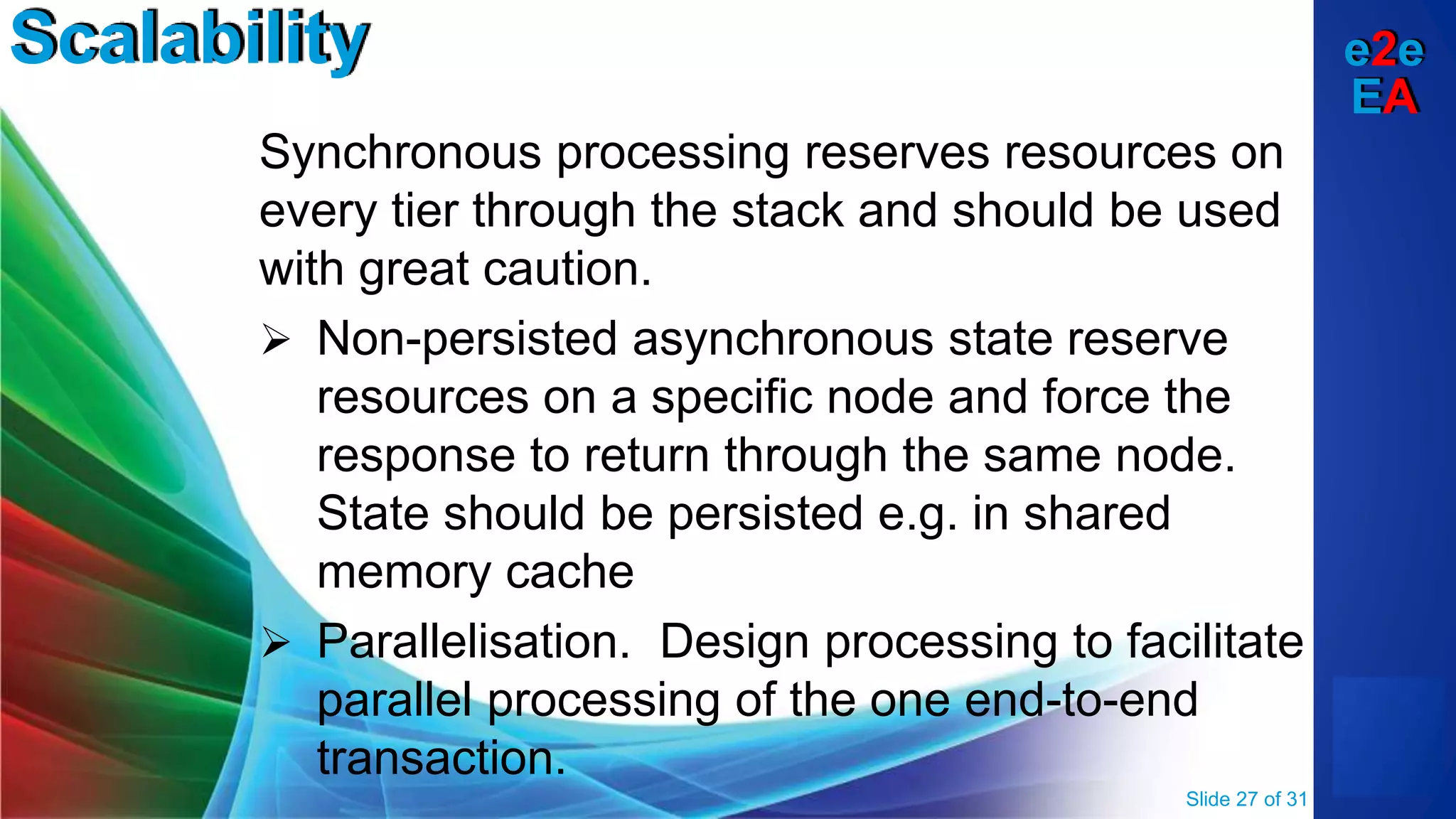 end2end Enterprise Architecture - Application Architecture | PPTX