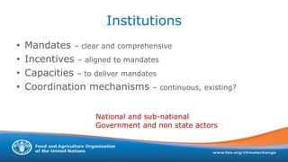 Creating an enabling environment for CSA implementation | PPT | Free Download