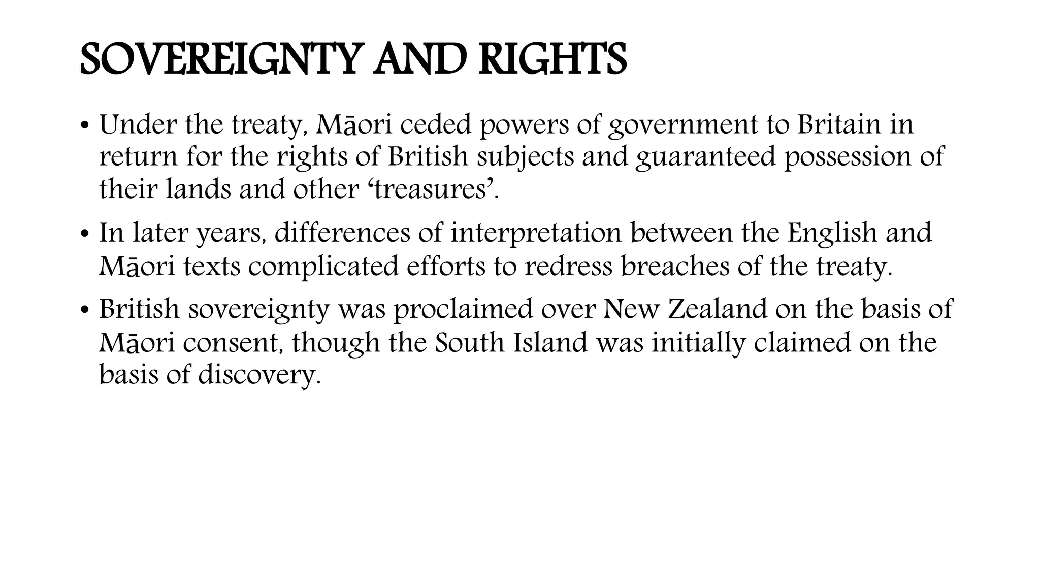 HISTORY YEAR 9: BRITISH SOVEREIGNTY AND INTERVENTION | PPTX