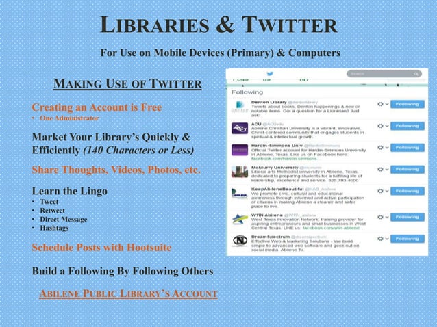 Social Media & Public Libraries | PPT