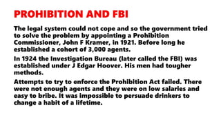 HISTORY YEAR 10: ORGANISED CRIME AND CORRUPTION IN AMERICA | PPTX