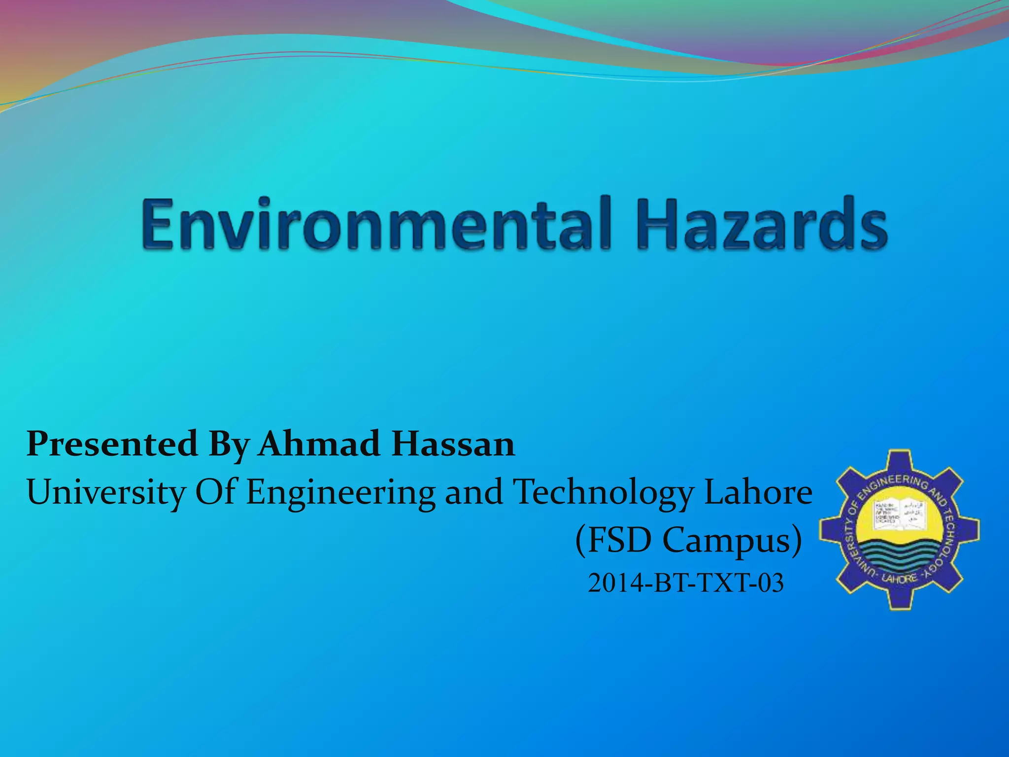 Environmental Hazards | PPTX