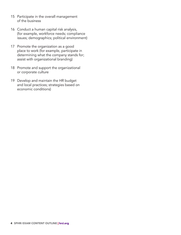 SPHRi Senior Professional in Human Resources | PDF | Human Resources ...