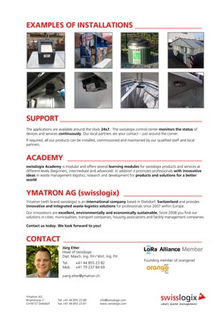 swisslogix Product Sheet | PDF