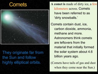 Comets | PPTX