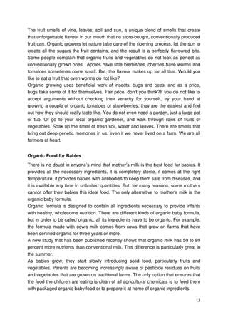 03. organic food | PDF