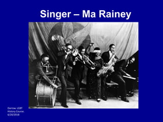 LGBT History: Harlem Renaissance and Lavender Scare | PPTX