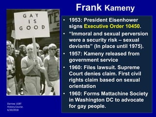 LGBT History: Harlem Renaissance and Lavender Scare | PPTX