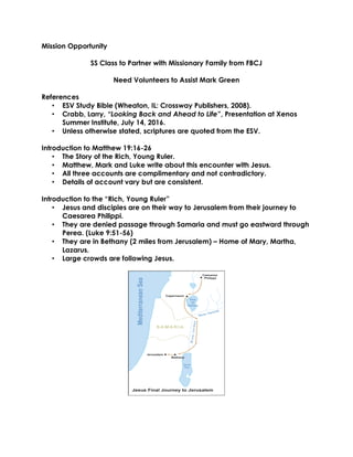 03-19-17, Matthew 19;16-26, What Is Required | PDF