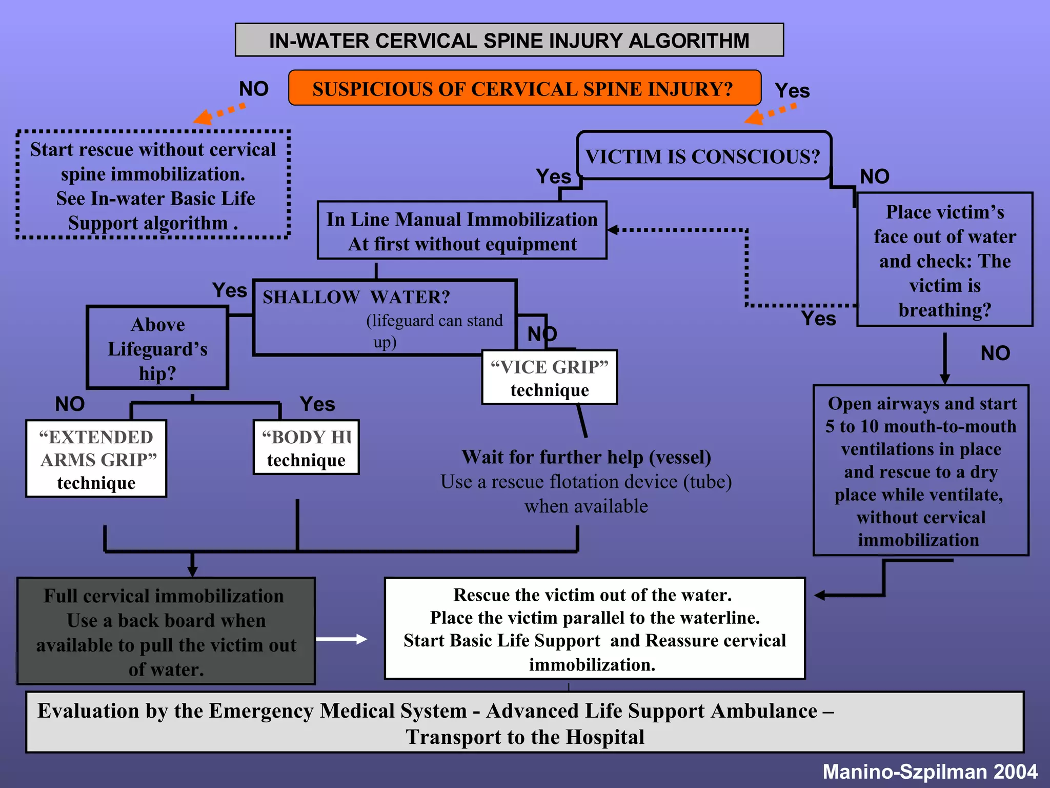 Spinal Cord Immobilization in Aquatic Environment | PPT