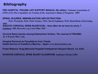 Spinal Cord Immobilization in Aquatic Environment | PPT