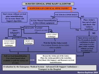 Spinal Cord Immobilization in Aquatic Environment | PPT