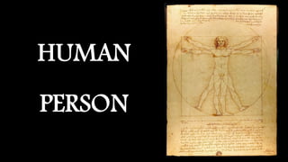 The Human Person | PPT