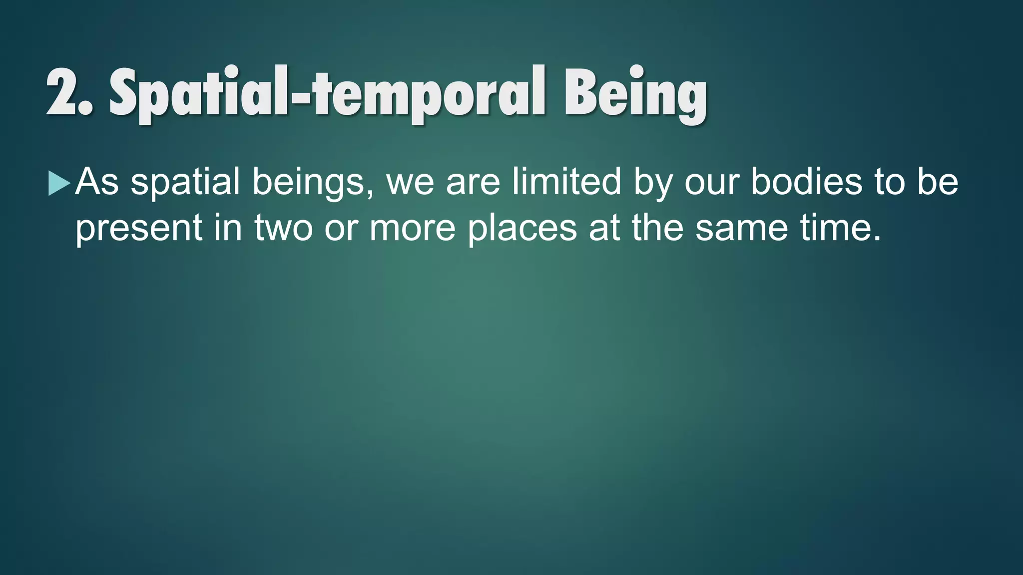 The Human Person as an Embodied Spirit: Limitations and Transcendence | PDF