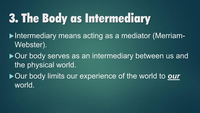 The Human Person as an Embodied Spirit: Limitations and Transcendence | PDF