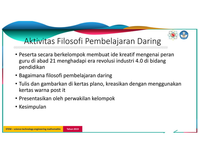 TIK pendukung daring STEM revisi | PPT